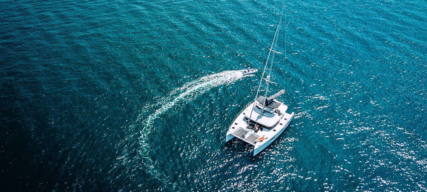 Sailing catamaran "Blue Moon"