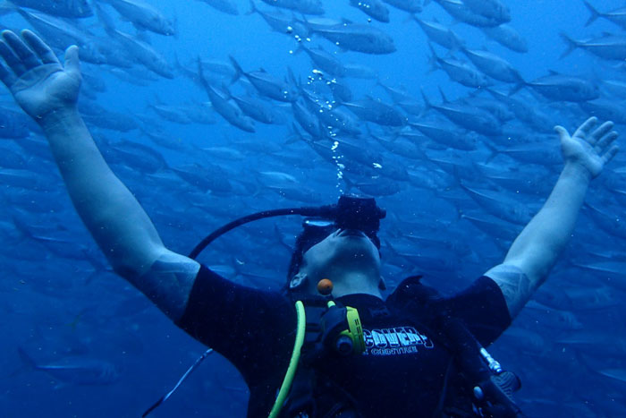 VIP private scuba diving by speedboat