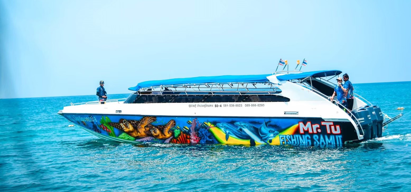 Angthong and Koh Tao by private speed boat with fishing